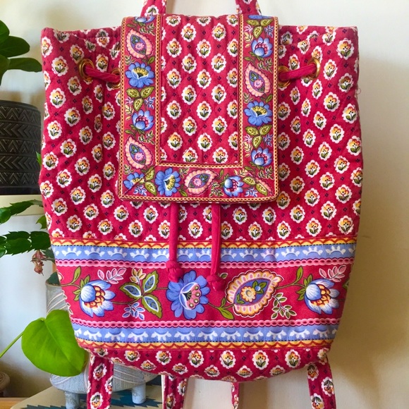 Vintage | Bags | Quilted Backpack | Poshmark